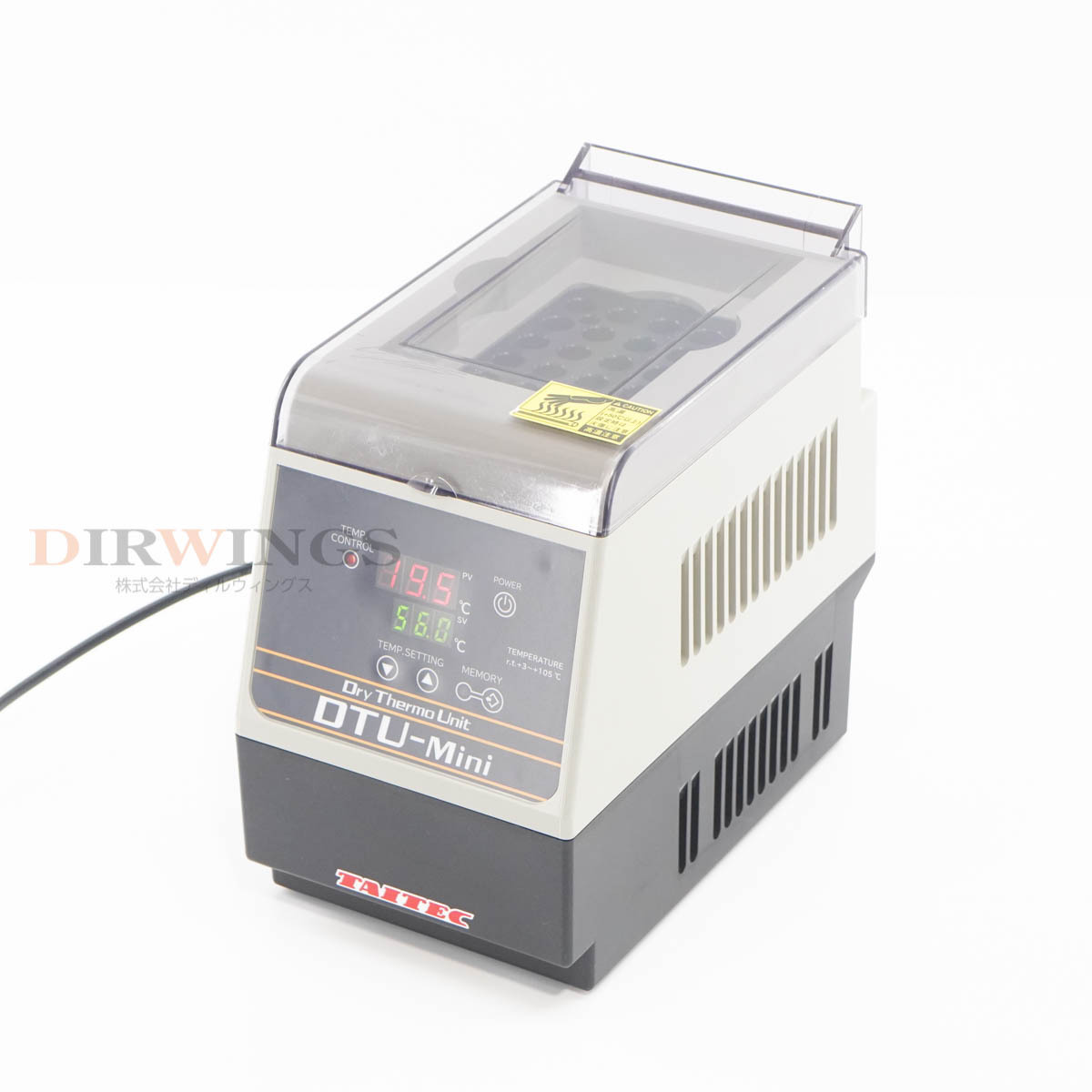 【やや傷や汚れあり】[DW] 8日保証 DTU-Mini TAITEC タイテック Dry Thermo Unit アルミブロック恒温槽 ...