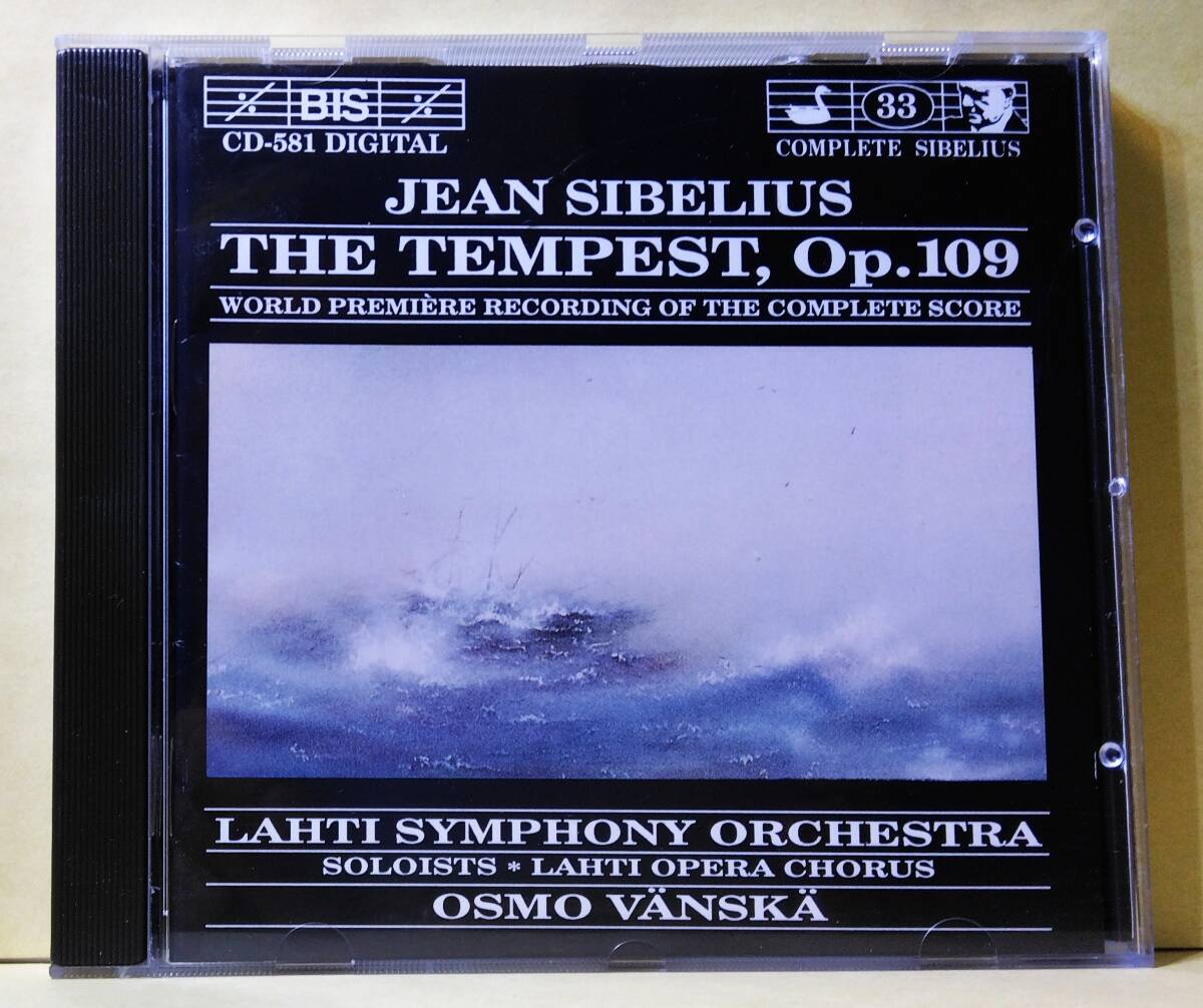 【目立った傷や汚れなし】♪即決/SIBELIUS:THE TEMPEST,Op.109(シベリウス:テンペスト・作品109)全曲/VANSKA ...
