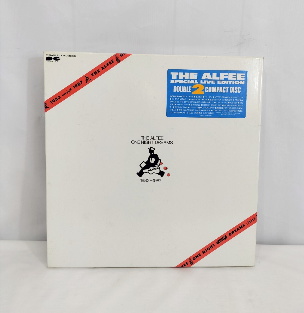 【やや傷や汚れあり】☆限定盤!ライブ盤!CD2枚組!アルフィー THE ALFEE ONE NIGHT DREAMS 1983-1987 SPECIAL LIVE EDITION ワン・ナイト ...