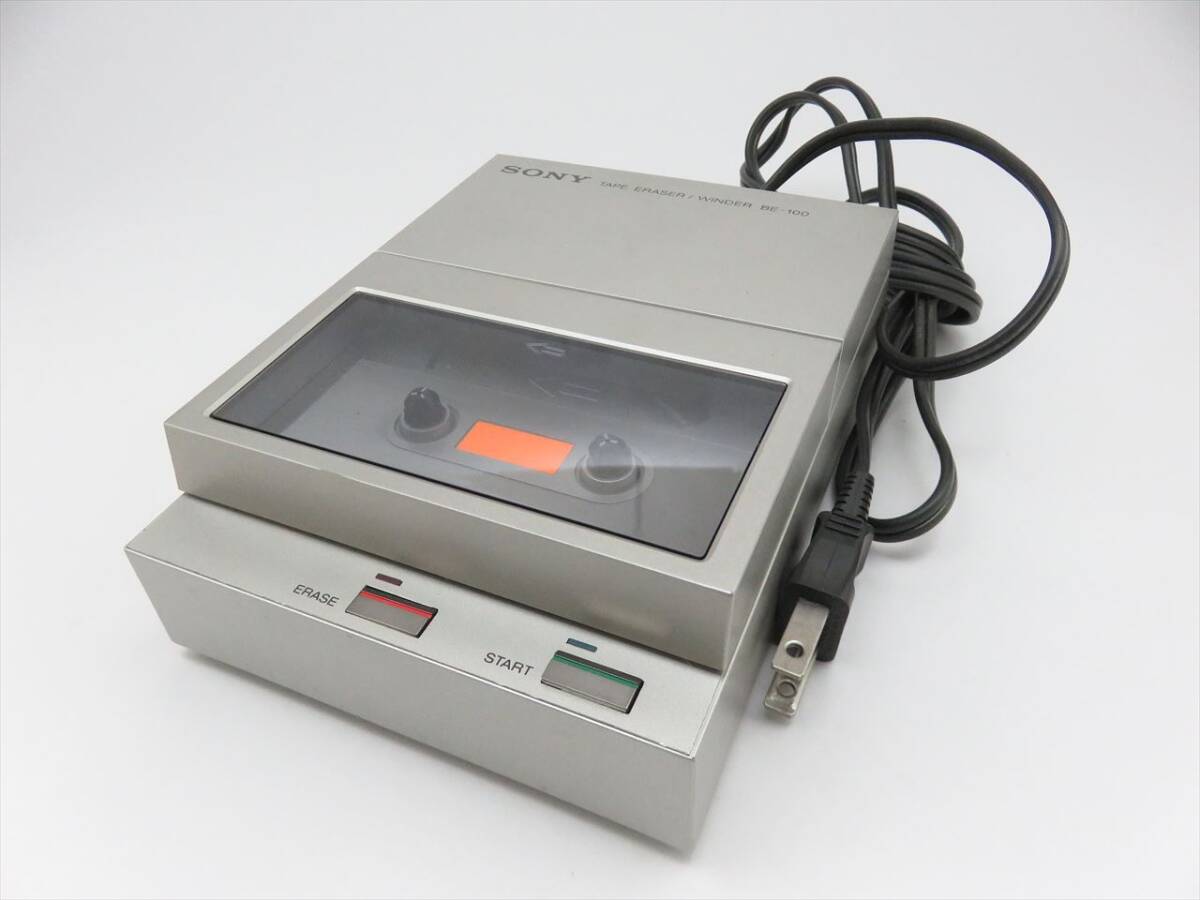 【傷や汚れあり】 SONY ソニー TAPE ERASER/WINDER BE-100 メタルテープイレイサー ワインダー 動作未確認 の落札情報詳細 - Yahoo!オークション落札価格検索 ...