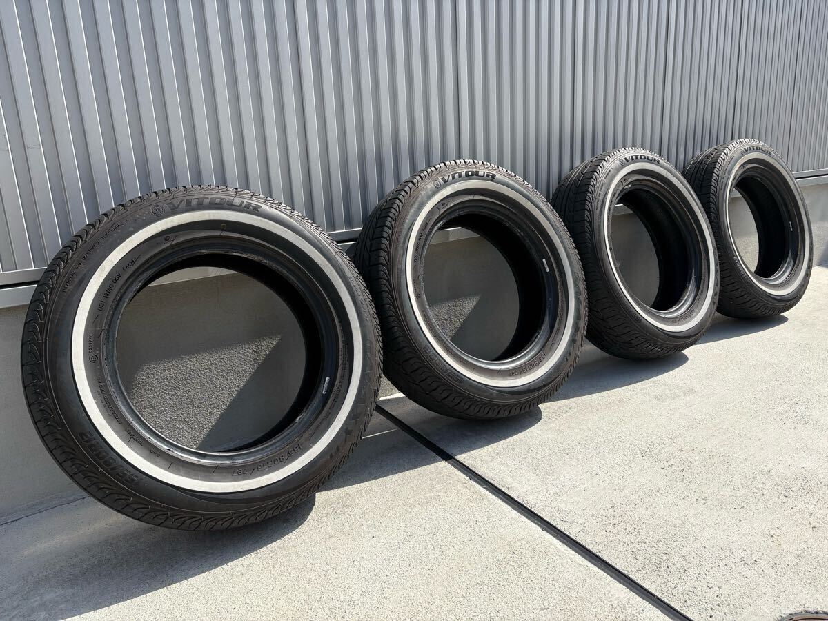 【未使用】送料無料 ☆ VITOUR TIRE GALAXY R1 WSW 195/70R14 タイヤ ヴィツァー 新品 未使用 4本セット ...