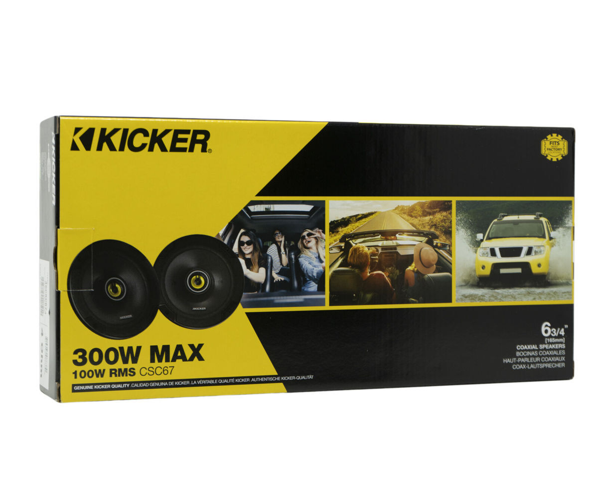【未使用】 USA Audio キッカー Kicker CSシリーズ薄型 CSC674 (46CSC674) 16.5cm (6.75インチ）Max.300W 保証付 税込の落札情報詳細 ...