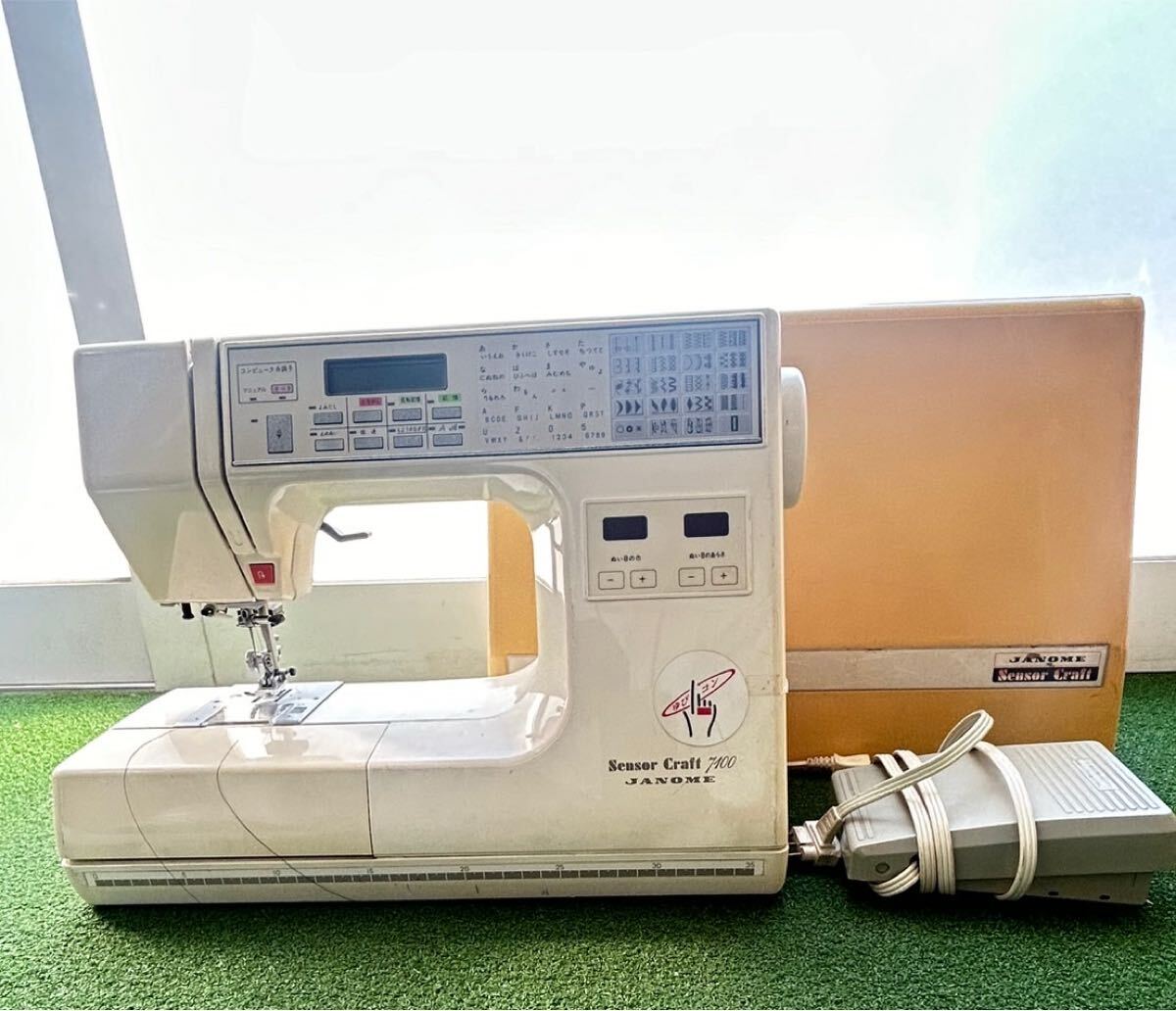 【やや傷や汚れあり】JANOME ジャノメ Sensor Craft 7100 センサークラフト7100 コンピューターミシン/家庭用/裁縫/手芸/レトロ/ 動作未確認 40j-3-1の落札 ...