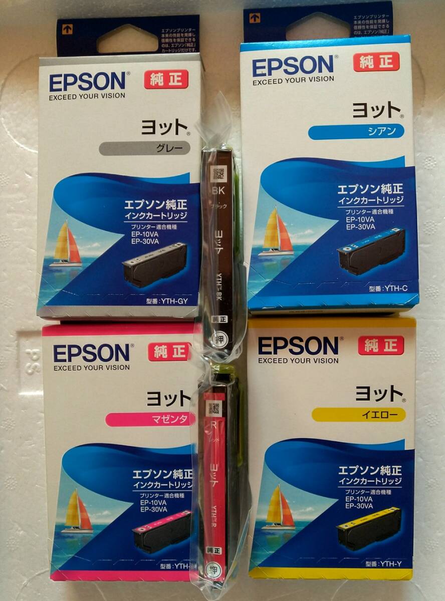 【未使用】【送料無料】EPSON 純正プリンターインク YTH-6CL相当 未使用品/エプソン/新品/ヨット/YTH-BK,YTH-GY,YTH-C,YTH-Y,YTH-M,YTH-Rの落札 ...