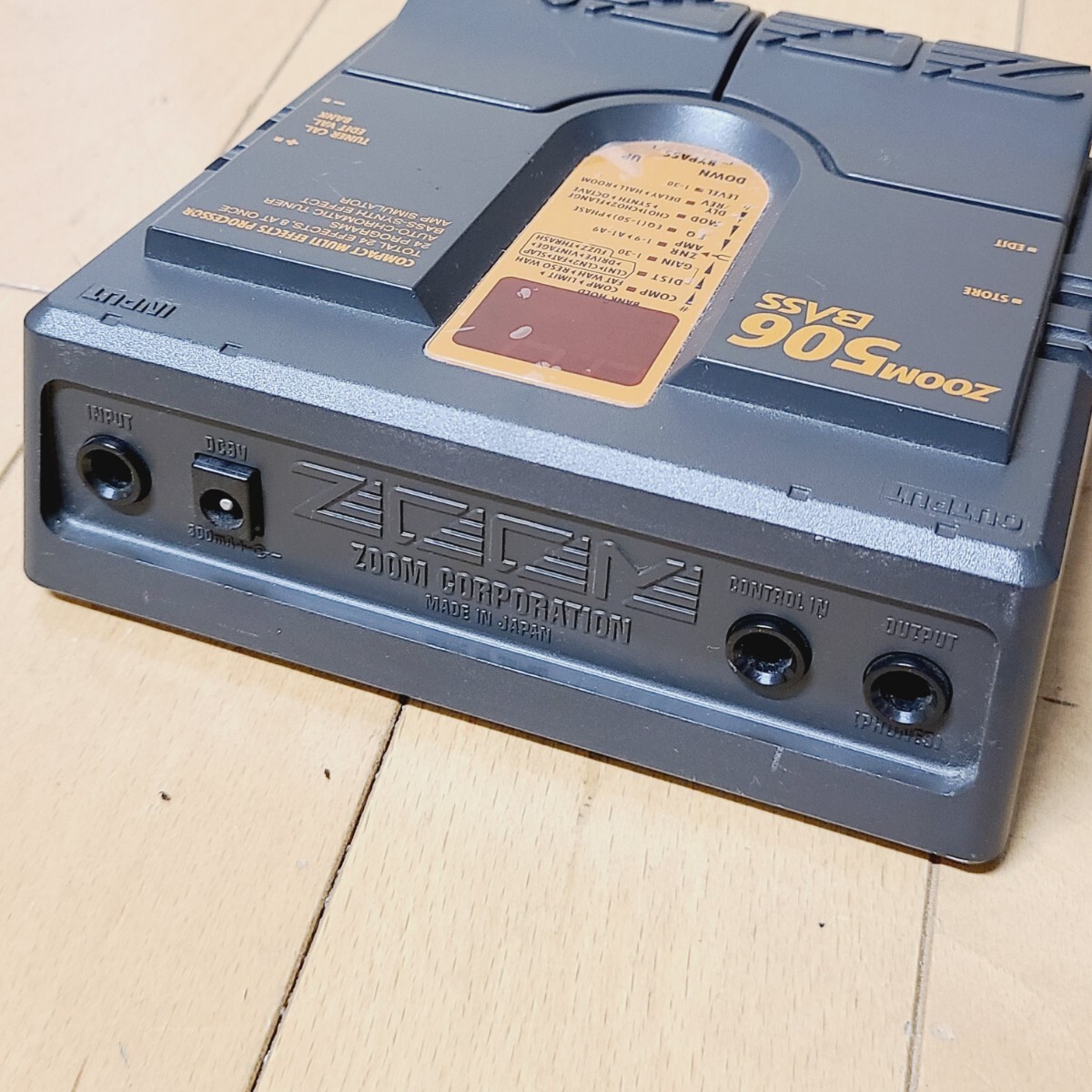 【やや傷や汚れあり】 zoom 506 bass マルチエフェクター の落札情報詳細 - Yahoo!オークション落札価格検索 オークフリー