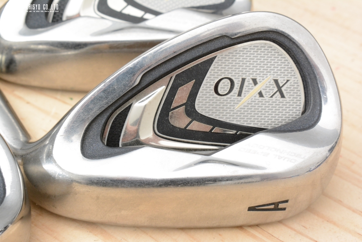 【やや傷や汚れあり】【初心者/中級者向け】ダンロップ XXIO 9 ブラック 2016年 アイアンセット 6~PW/AW 6本セット MP-900 フレックスR XXIO9 ゼクシオ9 ...