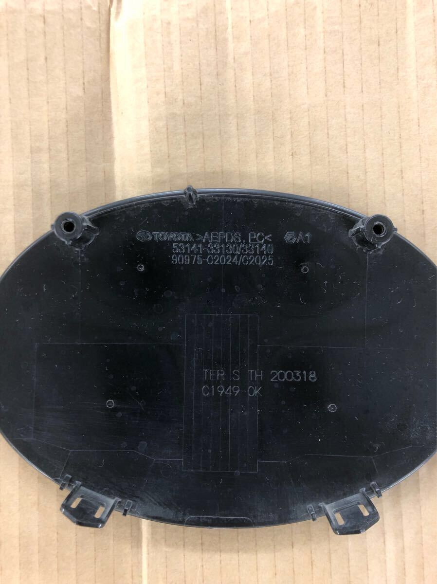 【やや傷や汚れあり】トヨタ ハイブリッド ミリ波レーダー エンブレム クルーズ 53141-33130 53141-33140 プリウス ...