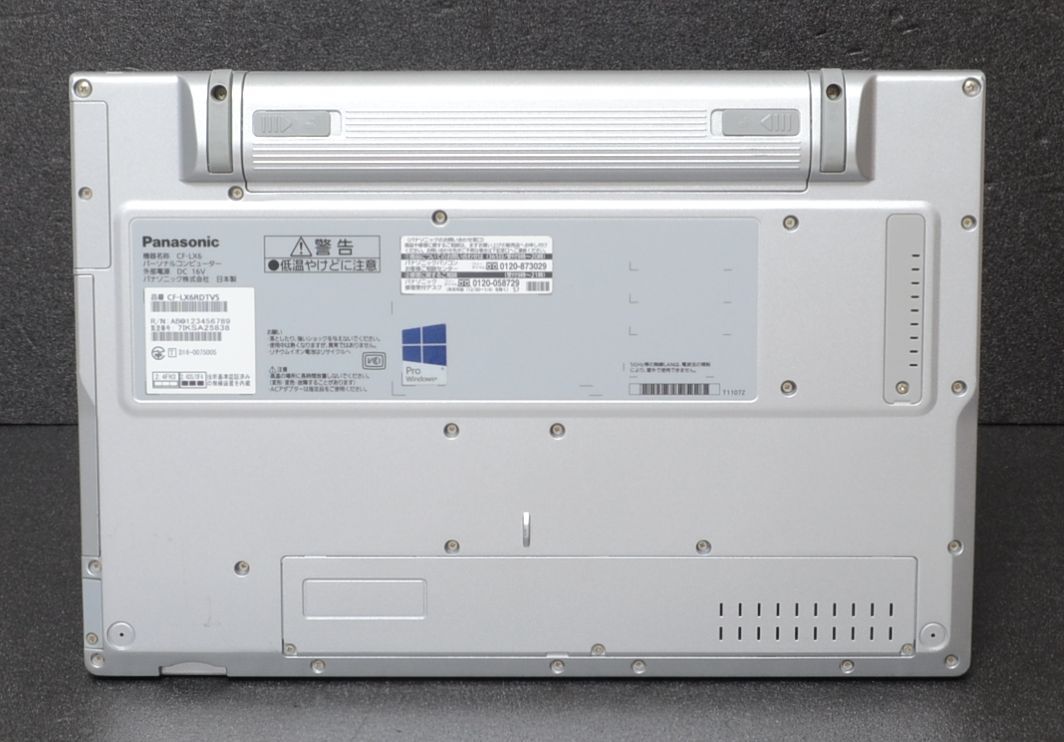 【やや傷や汚れあり】Panasonic Let’s note CF-LX6RDTVS Core i5 7300U 4GB HDD欠品 カメラ BIOSパスワード ジャンク 管理J13の落札情報 ...