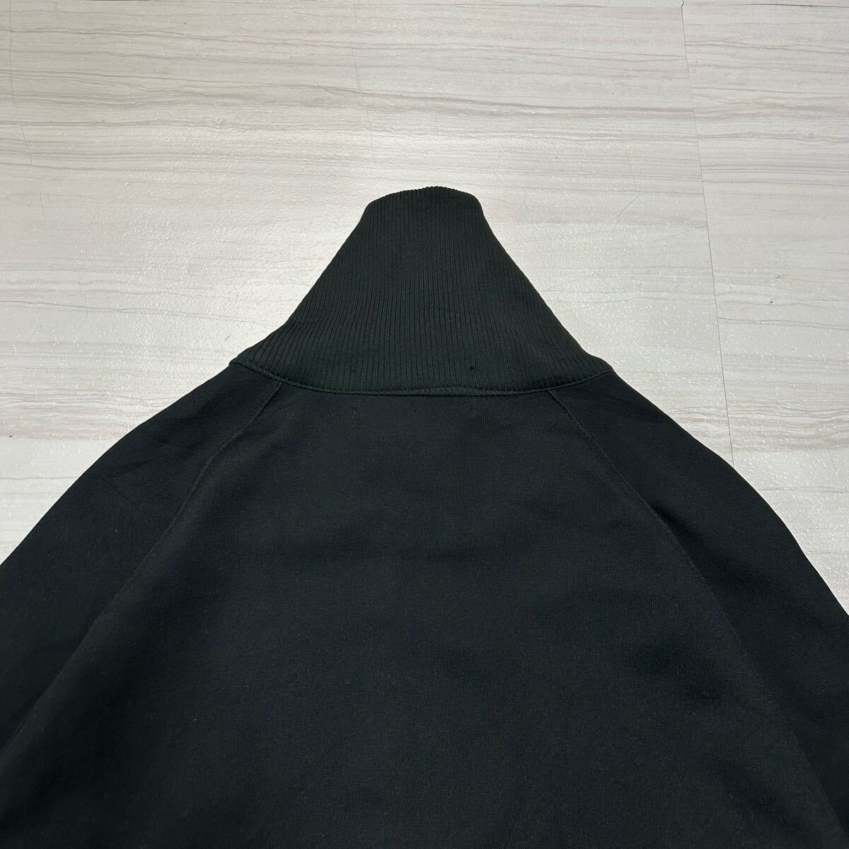 【やや傷や汚れあり】Hit Union ヒットユニオン トラックジャケット ライトアウター フルジップ スポーツウェア ジャージ M ブラック ...