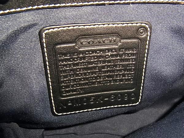 【目立った傷や汚れなし】1円 美品 COACH コーチ 6090 シグネチャー キャンバス×レザー トートバッグ ショルダー 肩掛け レディース ブラック系 FL5219の落札情報詳細 ...