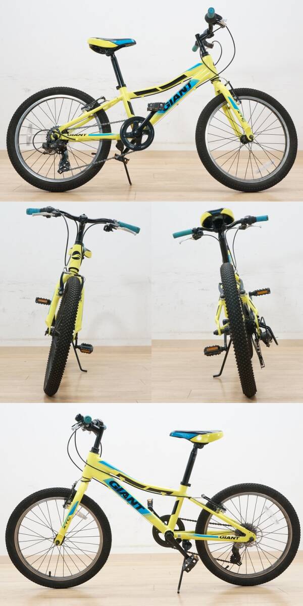 【傷や汚れあり】前ダ：【GIANT/ジャイアント】ジュニア マウンテンバイク XTC JR 20 LITE 適正身長115～135cm 7Speed キッズバイク 20インチの落札情報詳細 ...