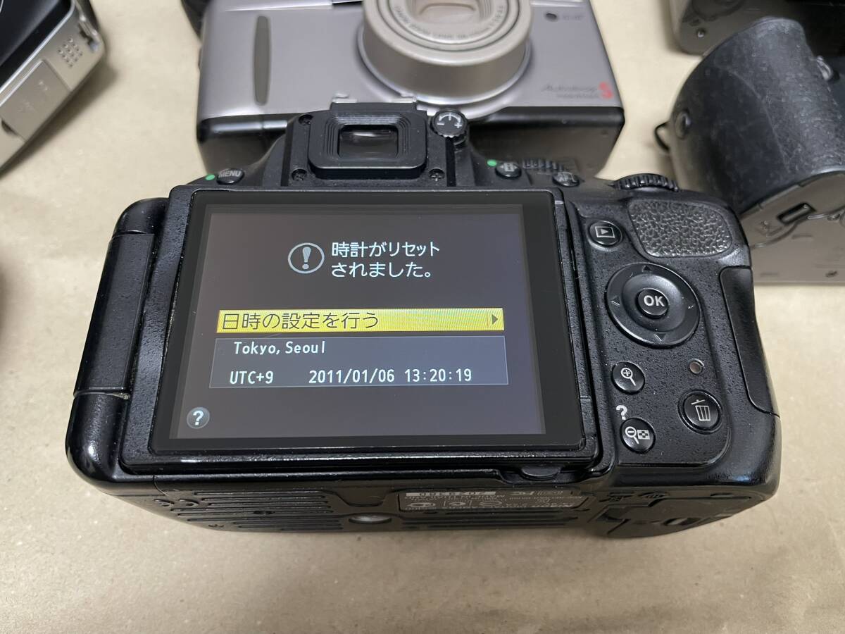 【傷や汚れあり】カメラセット NIKON D3000 D5100 PENTAX MZ-3 FUJIFILM FINEPIX S8000FD ...