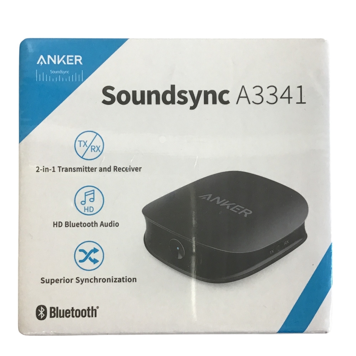 【未使用】Anker Soundsync A3341 2in1 Bluetooth トランスミッター レシーバー 未使用 T10000282の ...