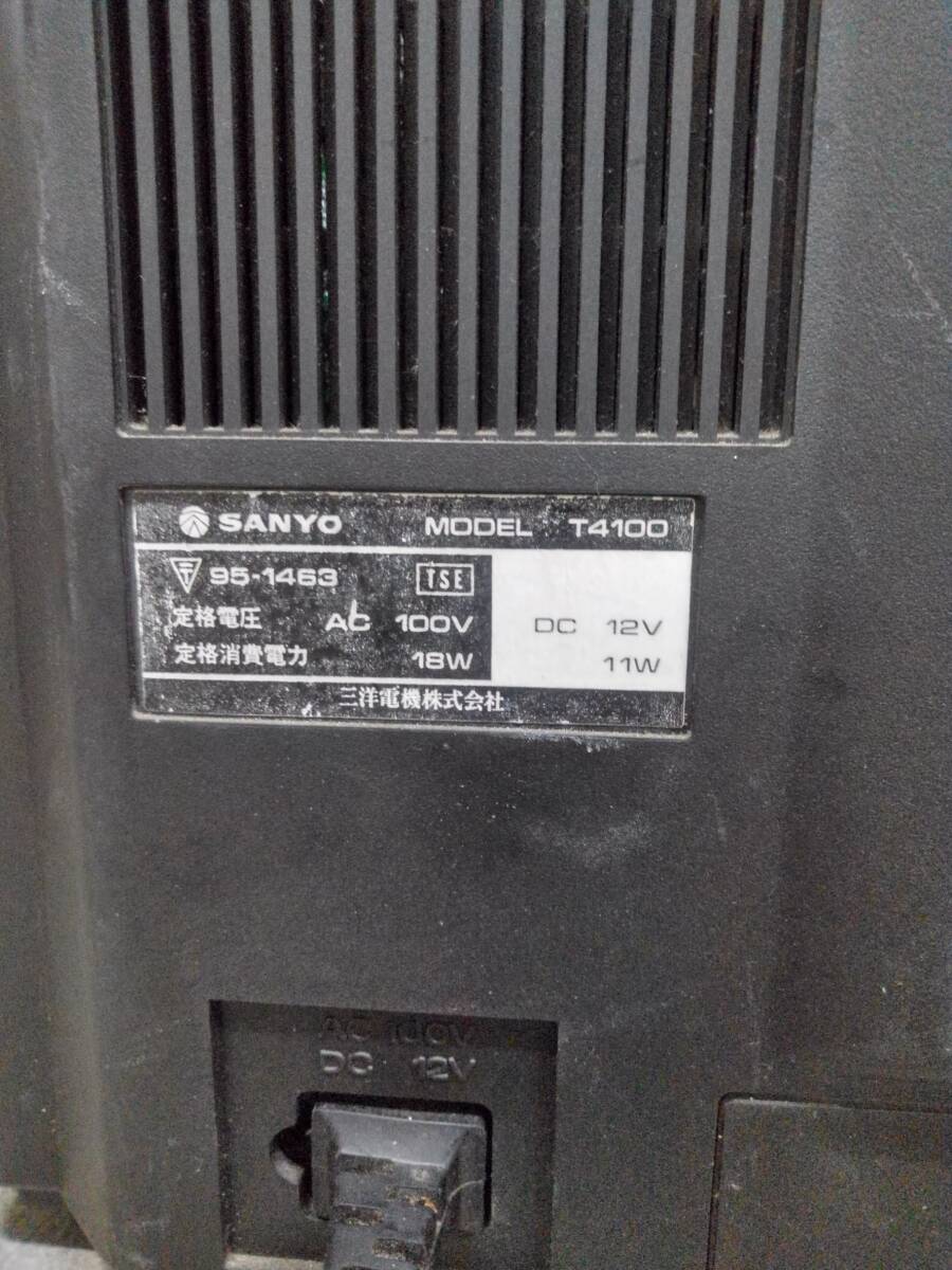 【全体的に状態が悪い】25広/A045113－1/OR7000/F054-641/ SANYO stranger T4100 ラジカセ TV STEREO RADIO CASSTTE/TVの ...