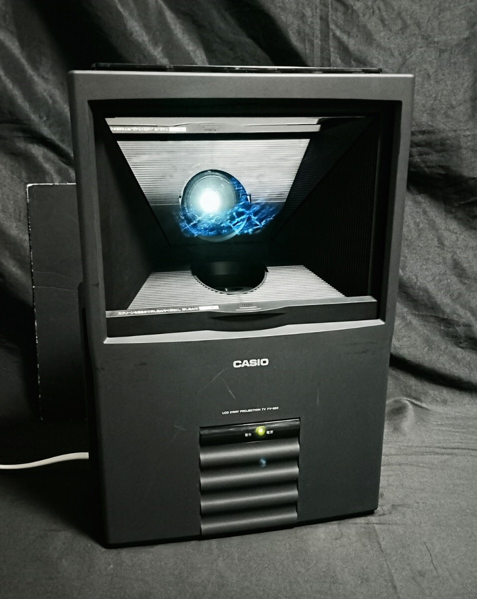 【目立った傷や汚れなし】★美品 CASIO カシオ FV-600 アクトビジョン 液晶 2way プロジェクション テレビ 94年製 箱付き ...