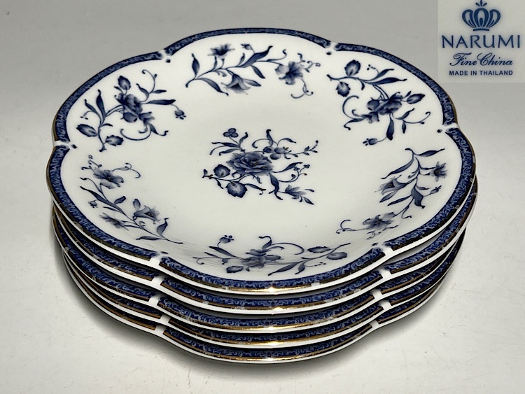 【目立った傷や汚れなし】【瑞】ナルミ NARUMI 花縁小皿 5枚セットの落札情報詳細 - Yahoo!オークション落札価格検索 オークフリー