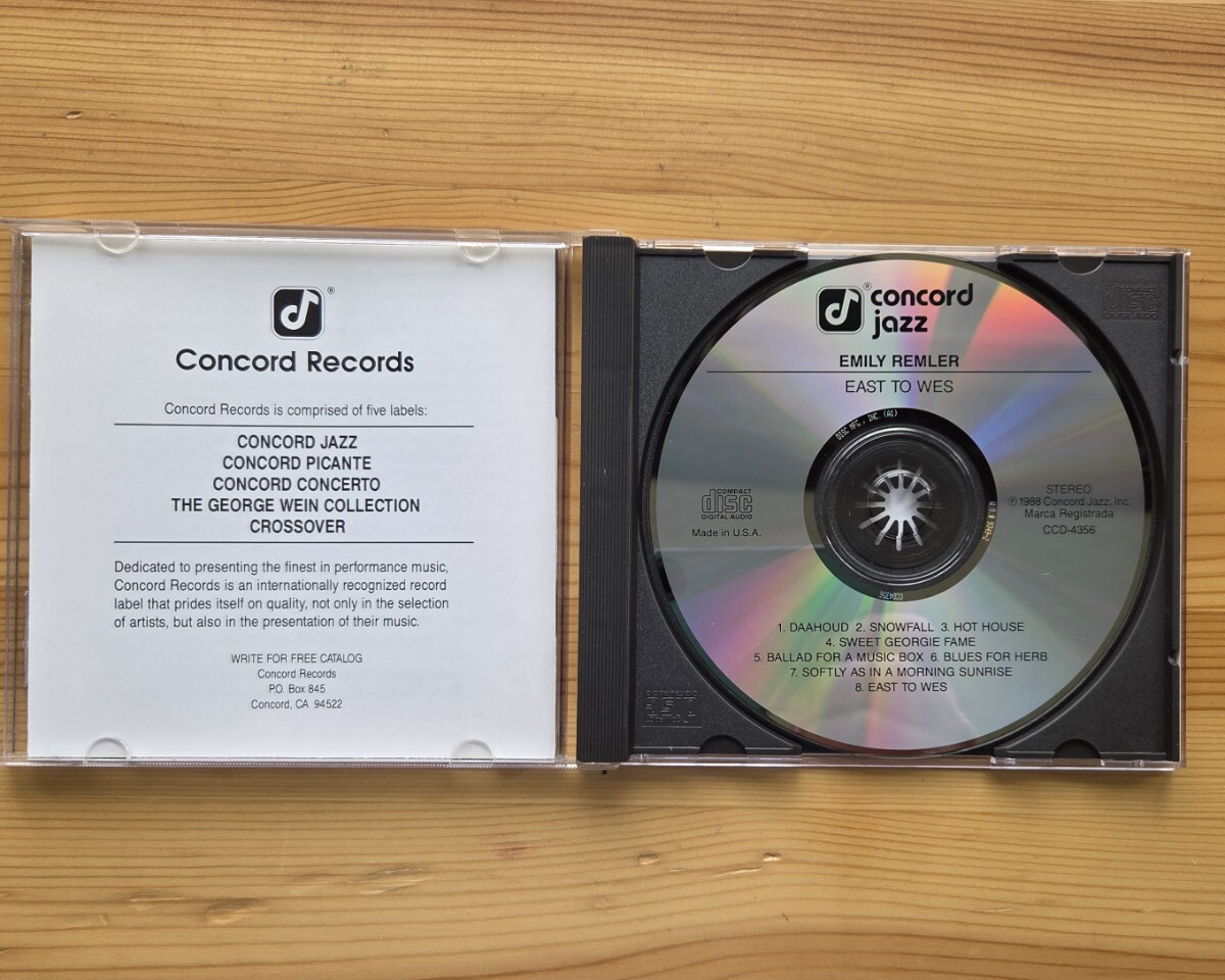 【やや傷や汚れあり】EMILY REMLER / EAST TO WES 中古 CDの落札情報詳細 - Yahoo!オークション落札価格検索 ...