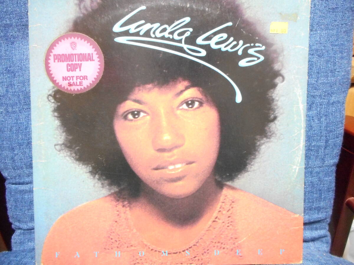 【やや傷や汚れあり】LP LINDA LEWIS「FATHOMS DEEP」REPRISE(US ORIGINAL/WL PROMO) MS ...