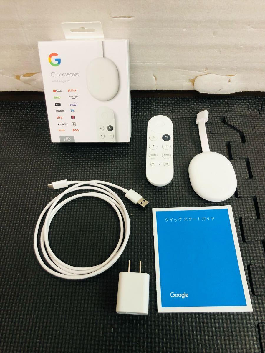 【やや傷や汚れあり】 (NS) Google グーグル TV クロームキャスト Google Chromecast G454V HD ケーブル ...