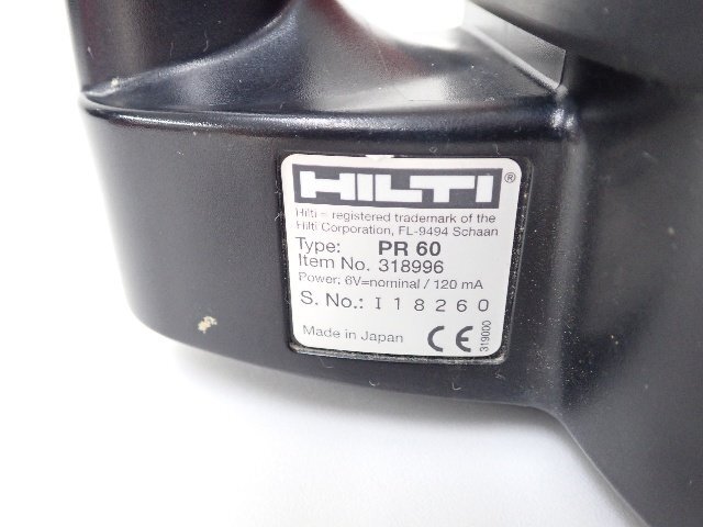 【傷や汚れあり】HILTI ヒルティ PR60/PA350 回転レーザー ローテティングレーザー ケース付 ∴ 71B55-1の落札情報詳細 ...