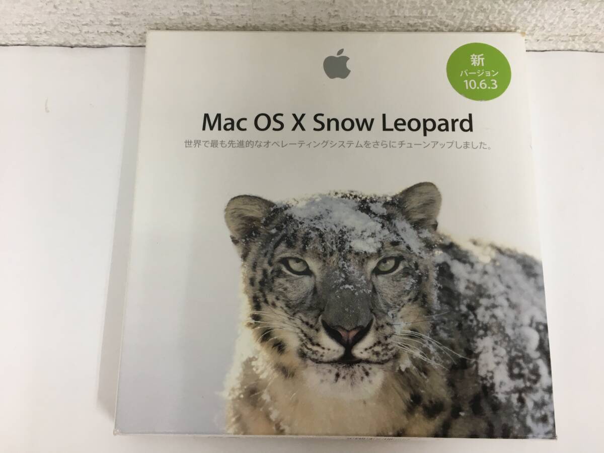 【中古】★Apple Mac OS X Snow Leopard 10.6.3 中古 5-663の落札情報詳細 - Yahoo!オークション ...