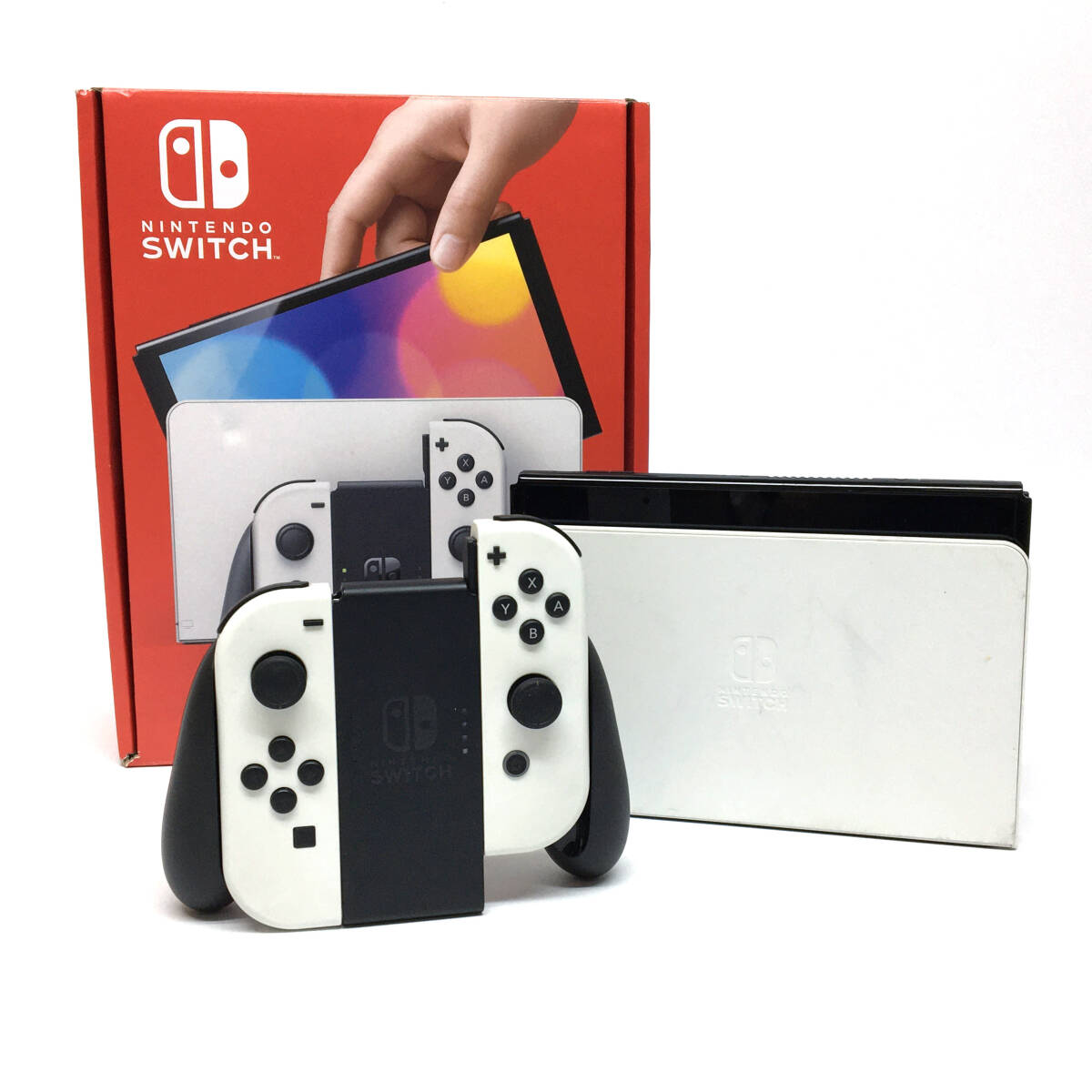 【未使用】未開封 有機ELモデル Nintendo Switch (有機ELモデル) Joy-Con(L) ネオンブルー/(R) ネオンレッド HEG-S-KABAA ...