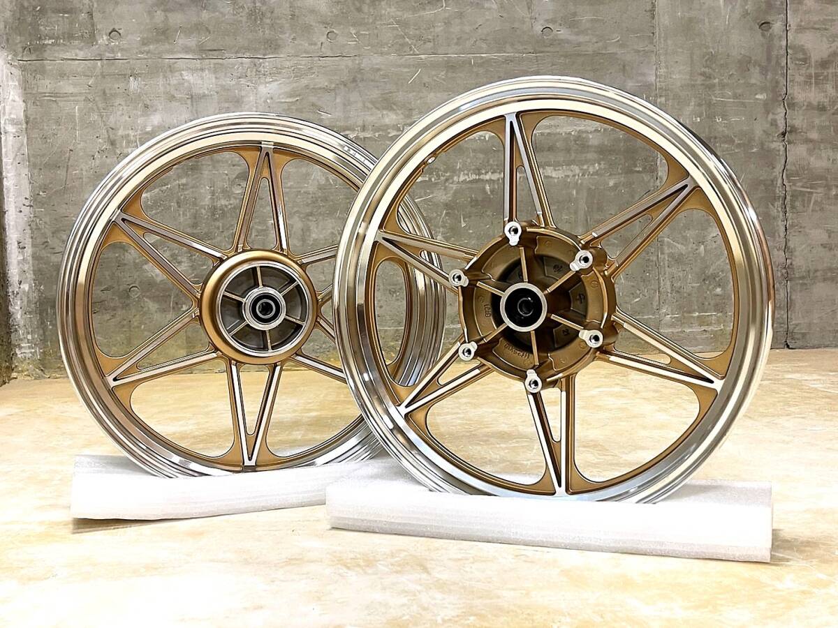 【未使用】ジェイド250 キャストホイール 金/ 前後セットMC23ホイールJADEジェイド 旧車 セブンスターキャスト BEET メルバ ハヤシの落札情報詳細 - Yahoo!オークション ...