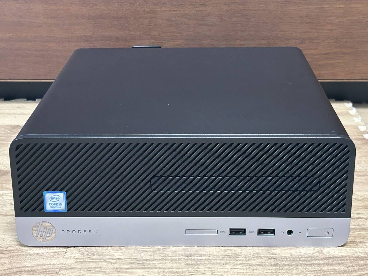 【やや傷や汚れあり】☆GG024【中古現状品】デスクトップパソコン 本体のみ HP ProDesk 400G6 SFF (Core i3-9100 3.6GHz/4GB/HDD500GB ...