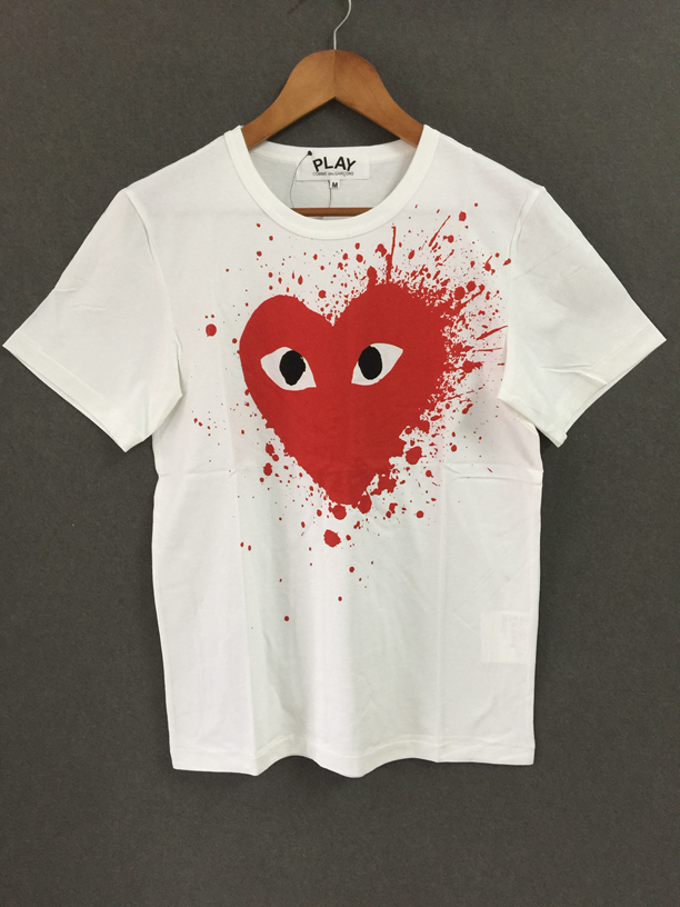【未使用】PLAY COMME des GARCONS 半袖Tシャツ Mサイズ プレイ コムデギャルソン 丸首 ホワイト 男女兼用の落札情報詳細 - Yahoo!オークション落札価格検索 オークフリー