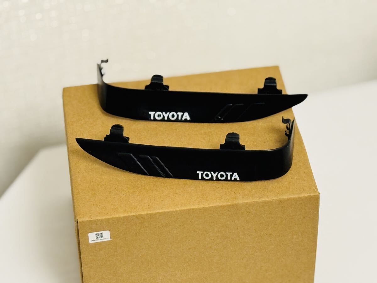 【目立った傷や汚れなし】希少 トヨタAE86 ドアミラーバイザー 左右 レビン トレノAE82 MR2 AW11 TOYOTAブラック ...