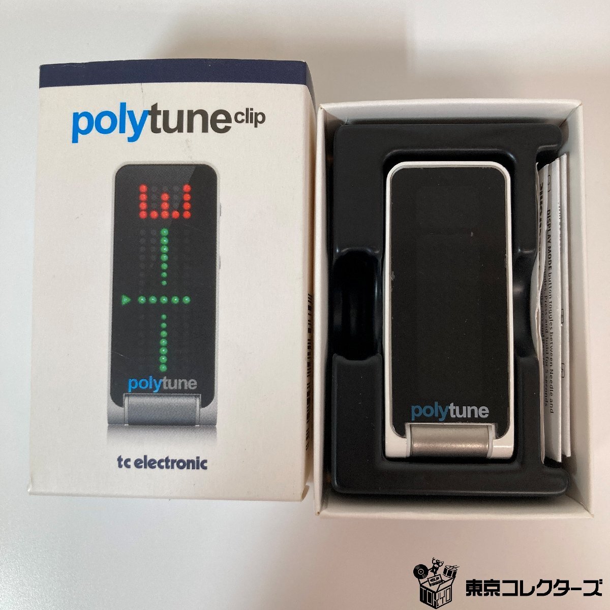 【やや傷や汚れあり】【チューナー】tc electronic polytune clip 《動作品》ポリフォニック クリップチューナー ※箱 ...