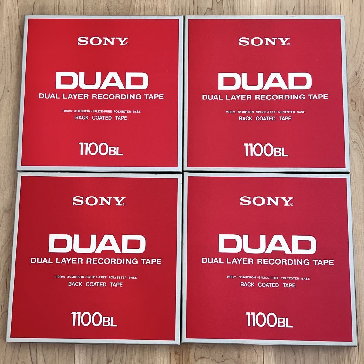 【傷や汚れあり】SONY ソニー DUAD 1100BL メタルリールテープ オープンリールテープ DUAL LAYER 4本セット 動作未確認 中古 長期保存品の落札情報詳細 - Yahoo ...