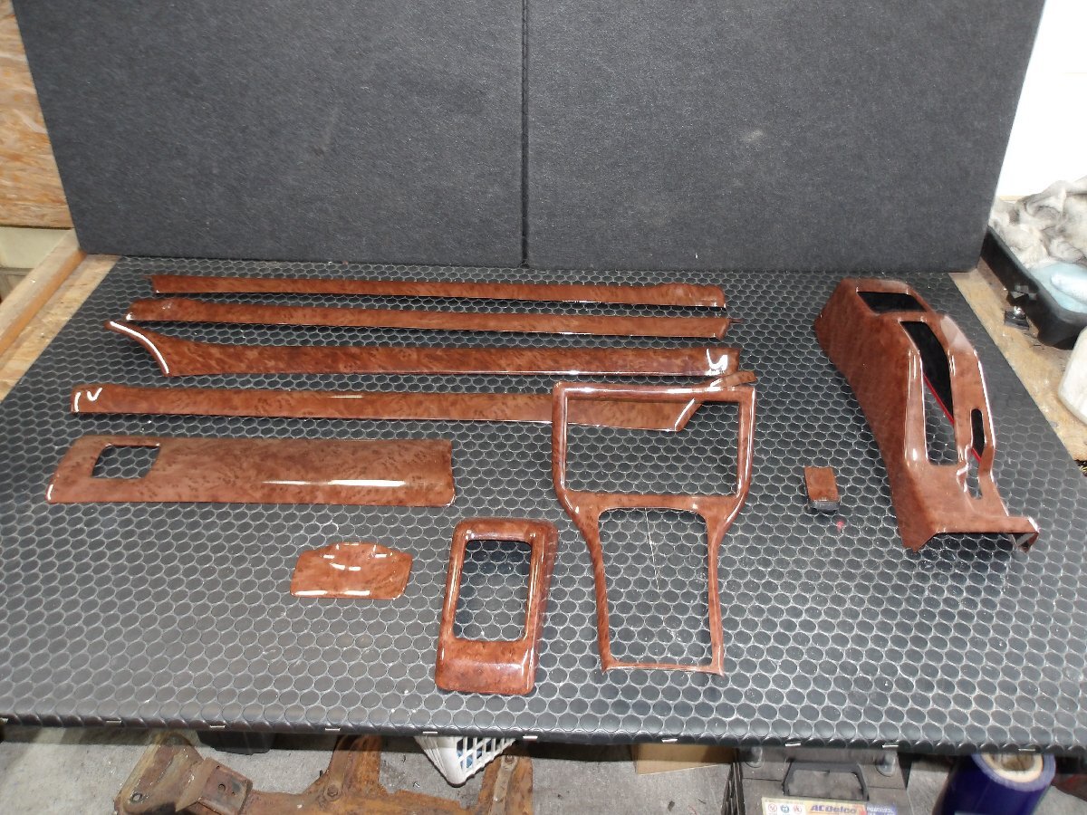 【やや傷や汚れあり】★ ダイハツ / ミラジーノ / L700S / 社外 / ウッドパネル セット / 茶 木目 インテリアの落札情報詳細 - Yahoo!オークション落札価格検索 オークフリー