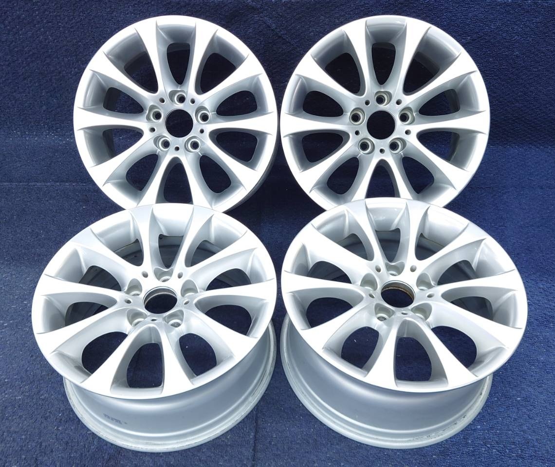 【傷や汚れあり】B/H 4本 BMW 3se E90 17×8J+34/8.5J+37 Vスポーク スタイリング188 6768854/ ...