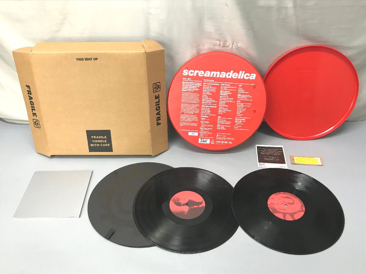 【傷や汚れあり】【中古品】※欠品あり Primal Scream Screamadelica box CD 4枚組/DVD 1枚/LP 2枚組 ...
