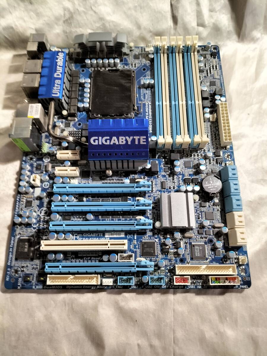 【やや傷や汚れあり】★GIGABYTE GA-X58A-UD3R REV 2.0 LGA1366 X58 ATX マザーボードの落札情報詳細 - Yahoo!オークション落札価格検索 オークフリー