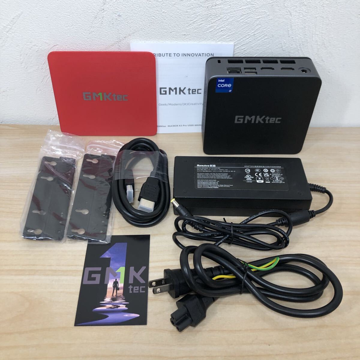 【目立った傷や汚れなし】& GMKtec NucBox K3 ミニPC Pro Core i7-12650Hプロセッサー Win11 24G ...