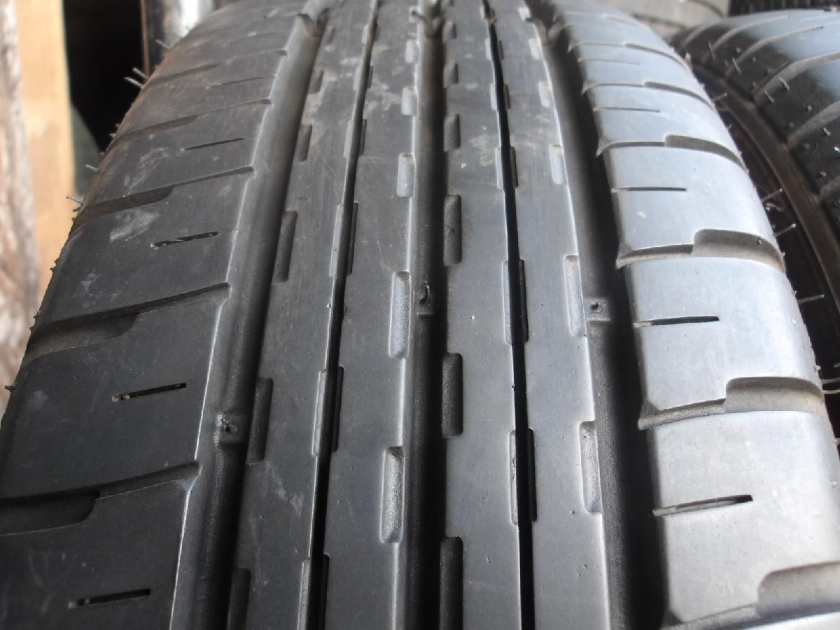 【目立った傷や汚れなし】P393-3 送料無料 155/55R14 夏2本セット サマータイヤ 75H 155/55-14 155-55-14 ...
