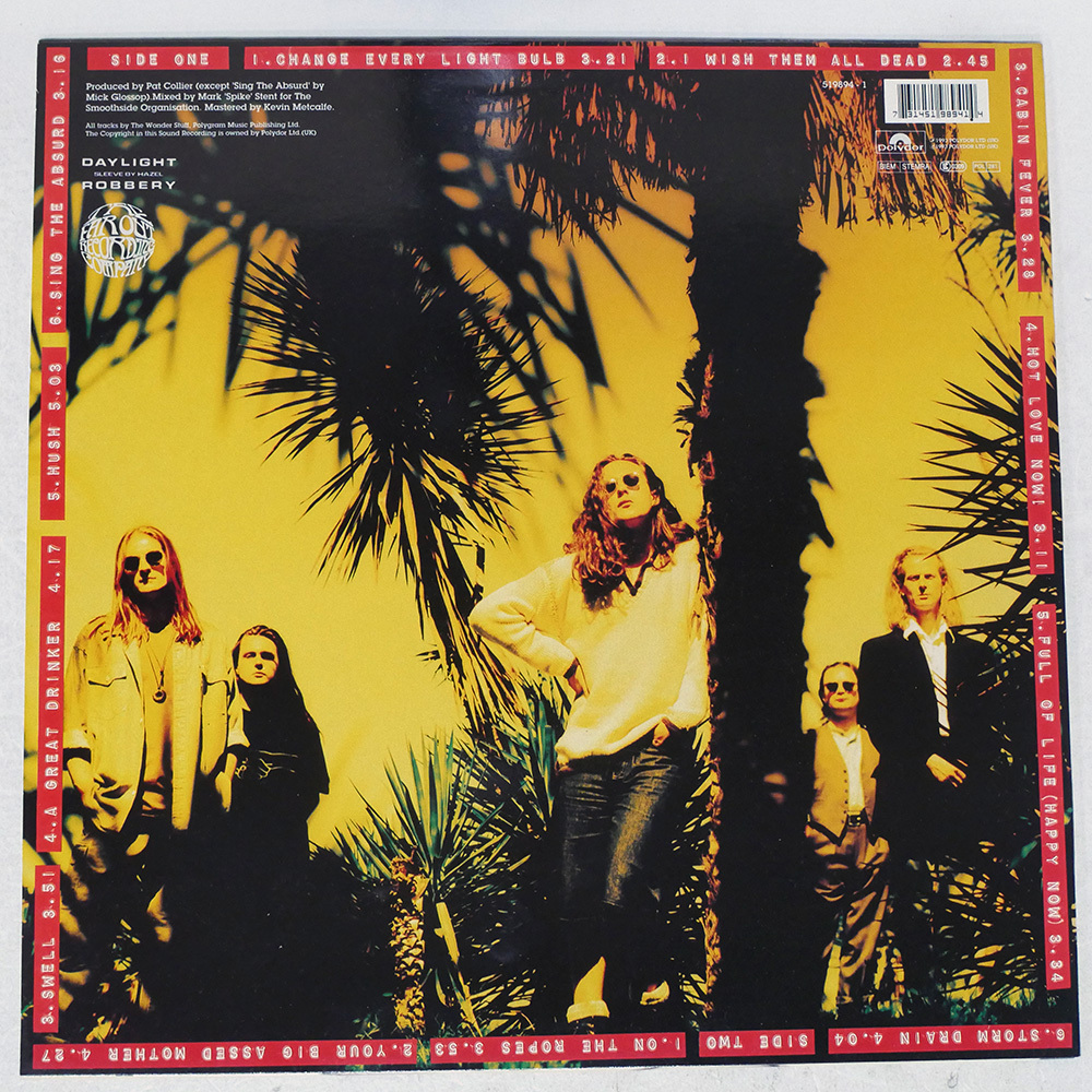 【目立った傷や汚れなし】UK盤 THE WONDER STUFF/CONSTRUCTION FOR THE MODERN IDIOT ...