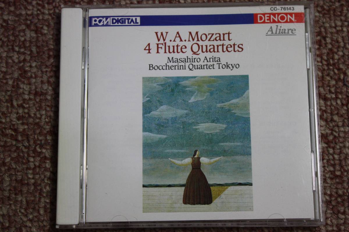 モーツァルト:フルート四重奏曲全集/第1番K.285/第2番K.285a/第4番K.Anh.171(285b) /第4番K.298/有田正広/ボッケリーニ四重奏団/DENONの落札情報詳細 ...