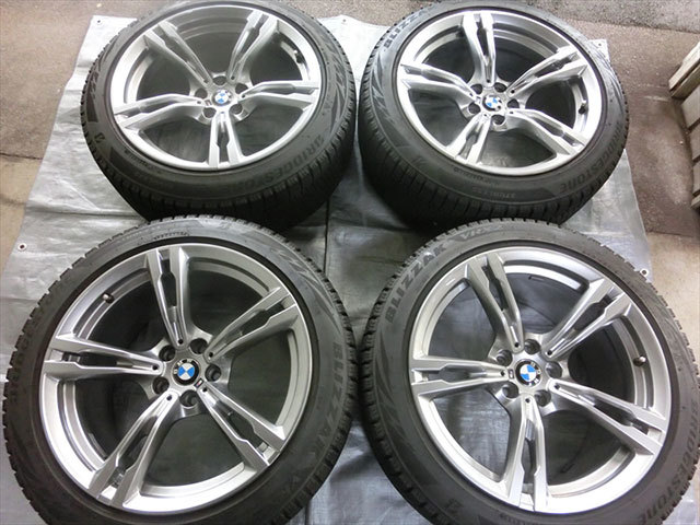 美品バリ山18年製BMW M5(F90)純正19インチ アルミ＆BS VRX2スタッドレス4本セット/BMM5-T01の落札情報詳細 ...