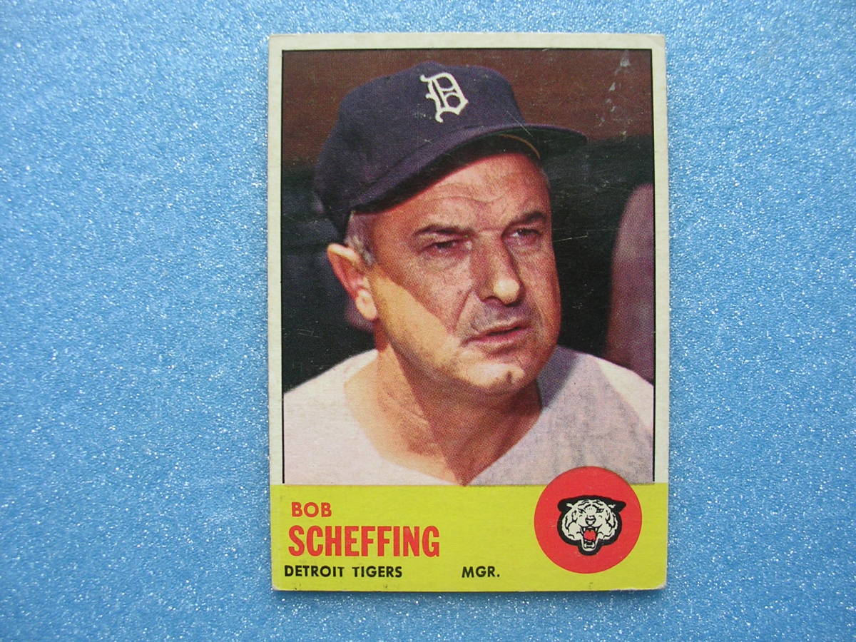 1963 Topps #134 Bob Scheffingの落札情報詳細 - ヤフオク落札価格検索 オークフリー