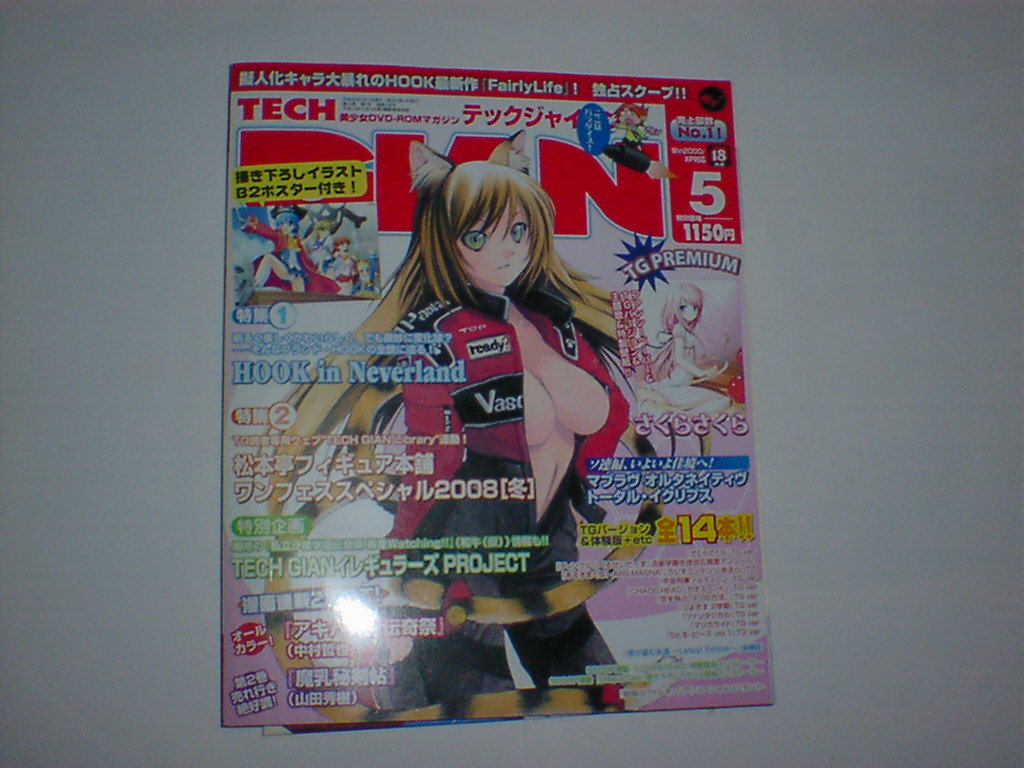 【やや傷や汚れあり】TECH GIAN テックジャイアン 2008年5月 ロム、ポスター付き 即決の落札情報詳細 - Yahoo!オークション落札価格検索 オークフリー