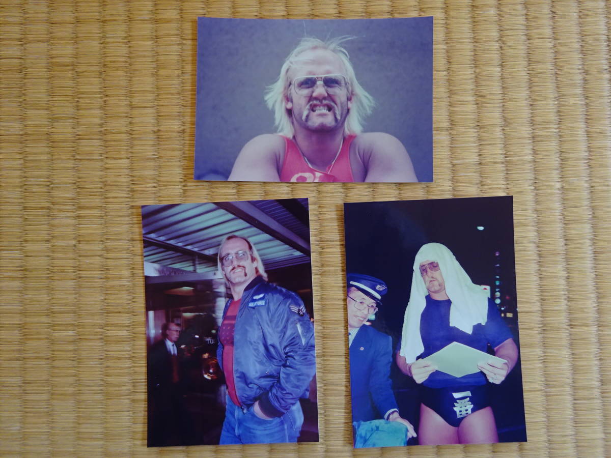ハルク・ホーガン 写真 3枚 超人 WWE WWF 新日本プロレス HULK HOGAN ラッカス（Ruckus）テリー・ジーン・ボレアの落札 ...