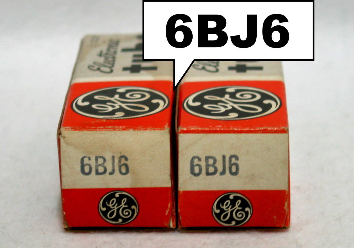 【元箱付】GE 6BJ6／リモートカットオフRF増幅用5極管 2本セット 送料140円～ の落札情報詳細| ヤフオク落札価格情報 オークフリー