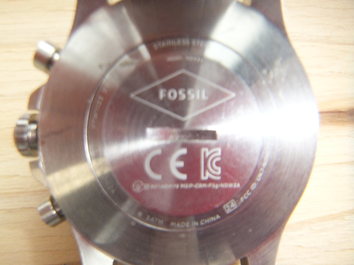★FOSSIL フォッシル 腕時計 24mm 2516000 US Patent No. Bracelet 6,418,706 B1★ の落札 ...