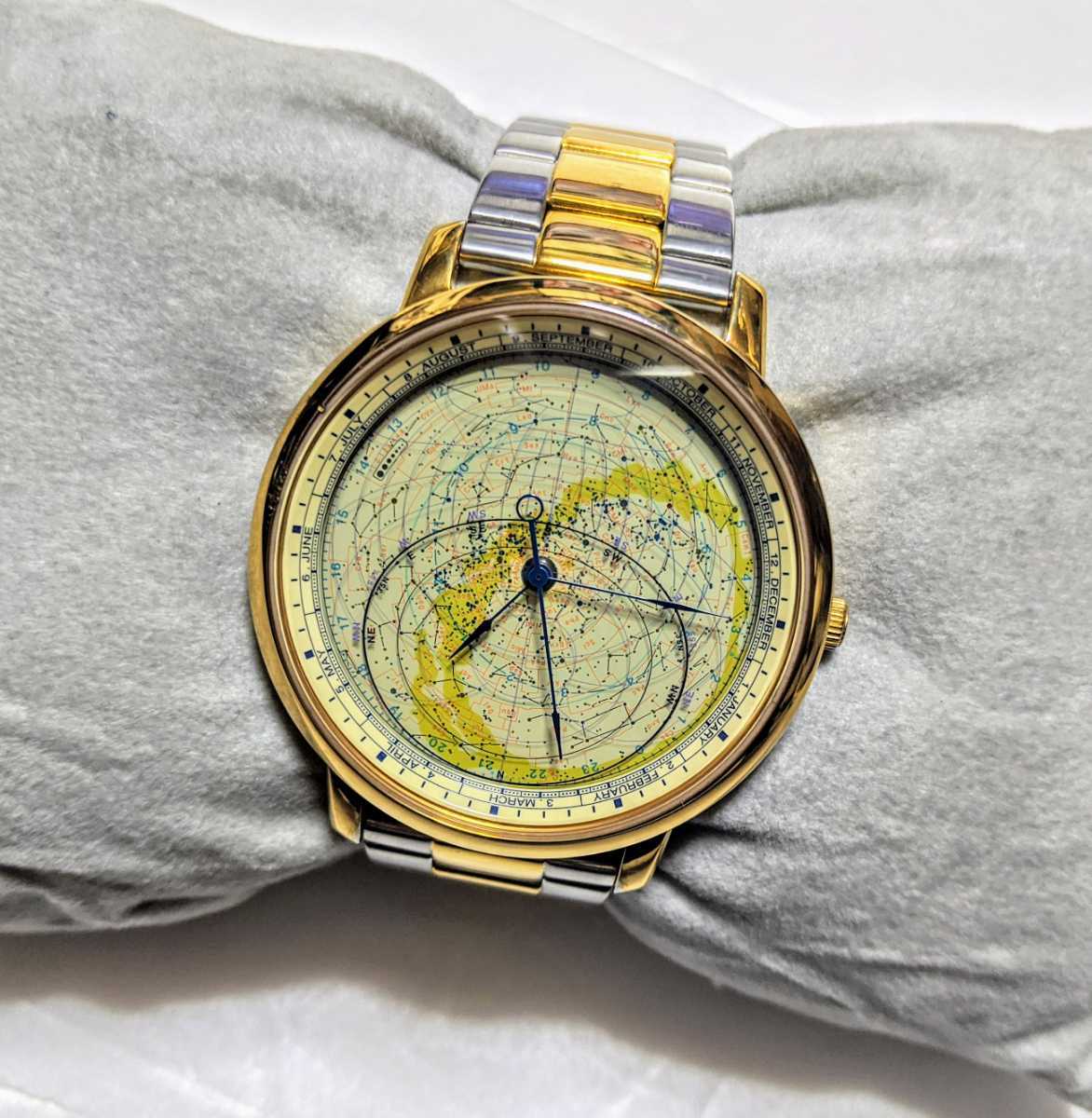 【中古】★美品！CITIZEN シチズン ASTRODEA アストロデア AST97-1001 星座全天表示モデル クォーツ メンズ★ の落札 ...