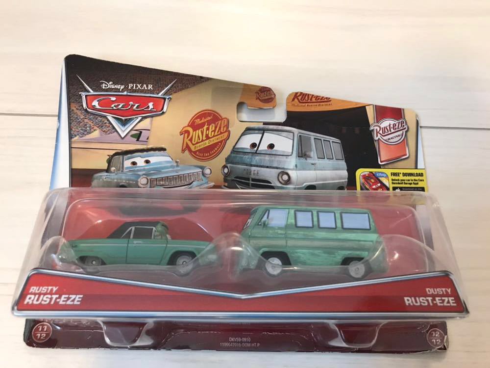 マテル カーズ ミニカー キャラクターカー ラスティ ダスティ MATTEL CARS RUSTY DUSTY RUST EZE 2台 セットの落札情報詳細 - ヤフオク落札価格検索 オークフリー