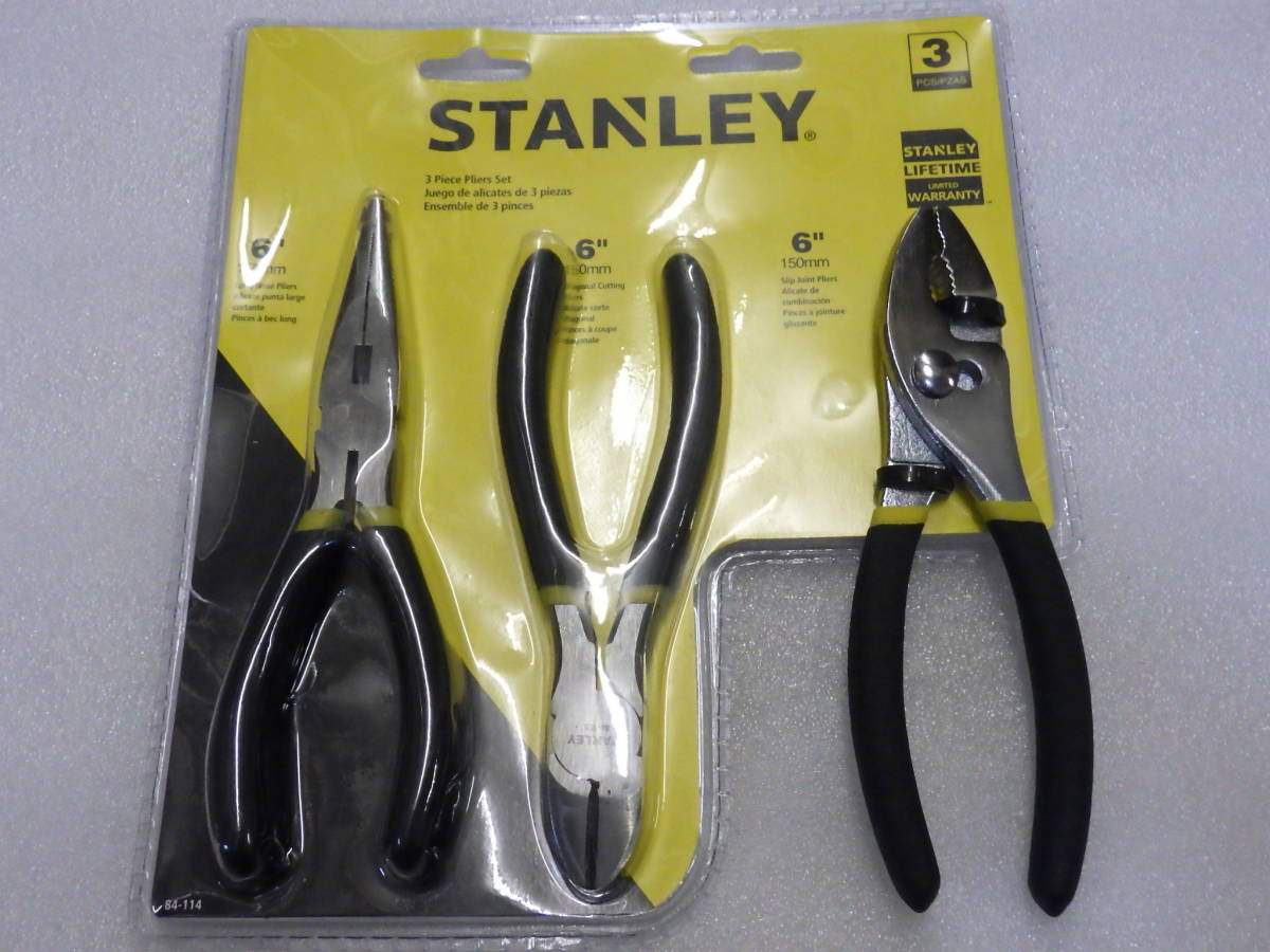 【新品】STANLEY スタンレー 84-114 プライヤー 84-097 ニッパー 84-105 ラジオペンチ 84-101 新品の落札情報 ...