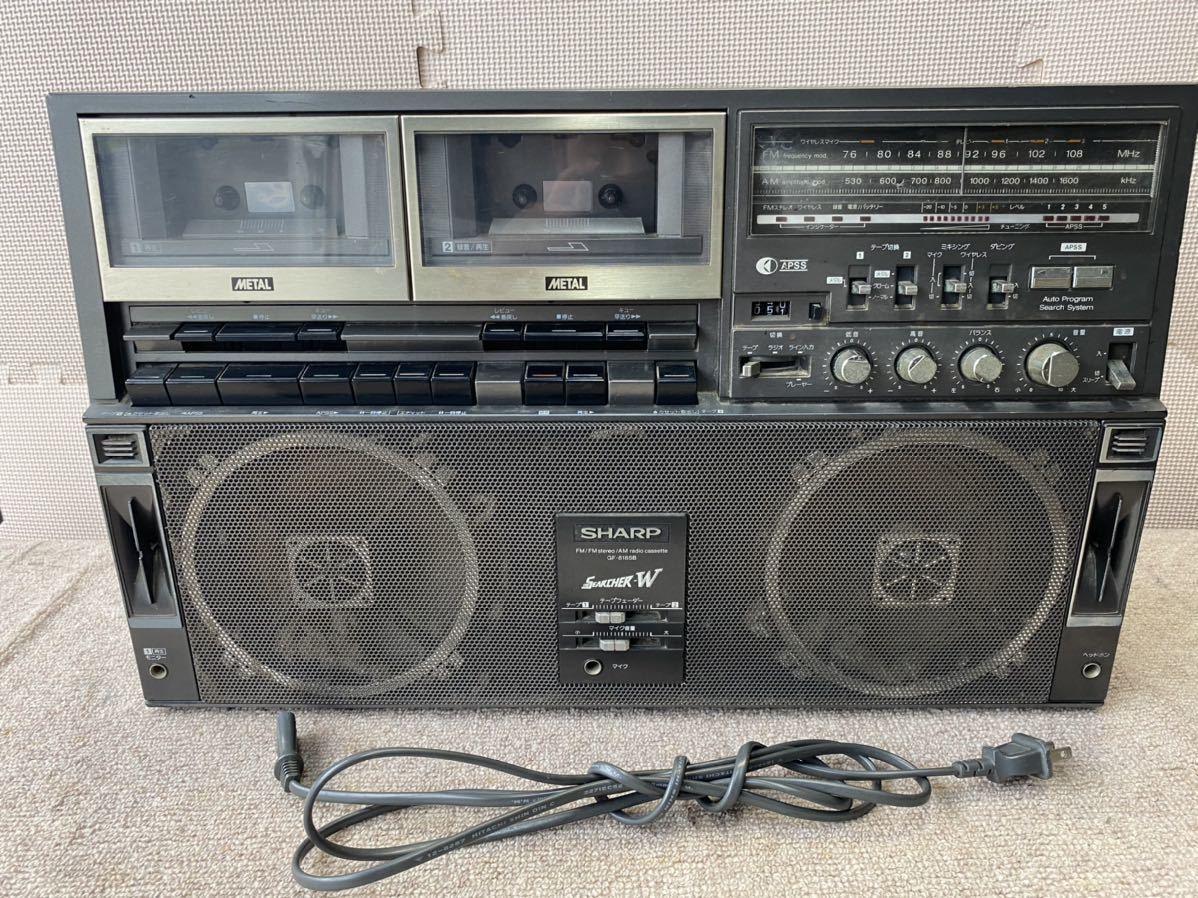 （39）SHARP GF-818SB ラジカセの落札情報詳細 - ヤフオク落札価格検索 オークフリー